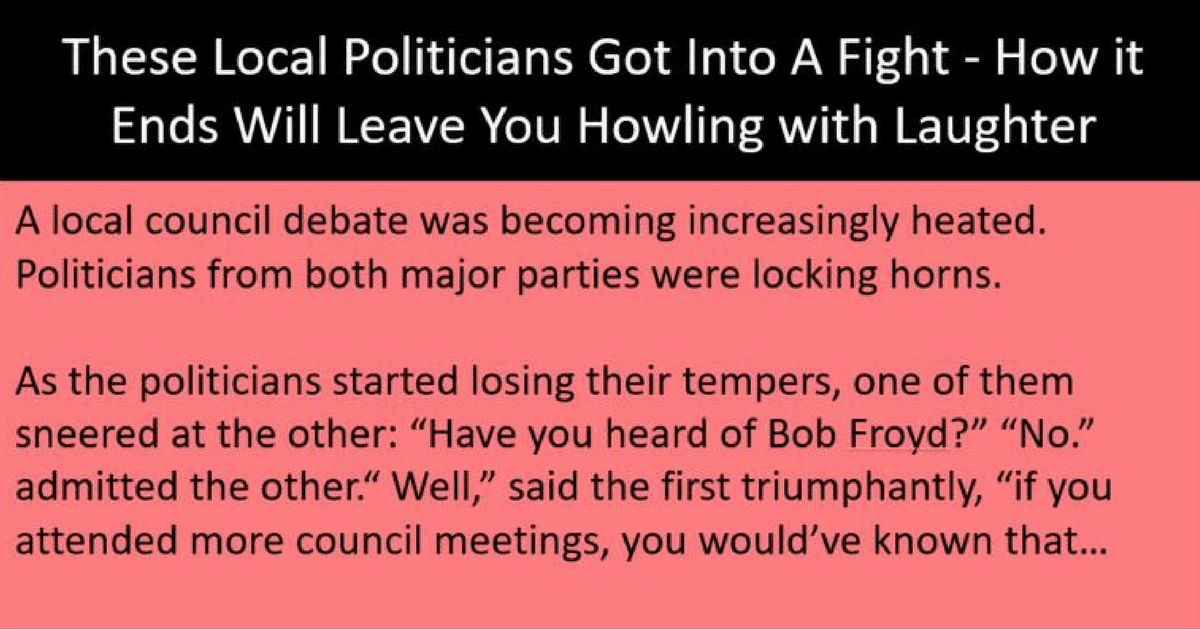 These Local Politicians Got Into A Fight - How it Ends Will Leave You ...