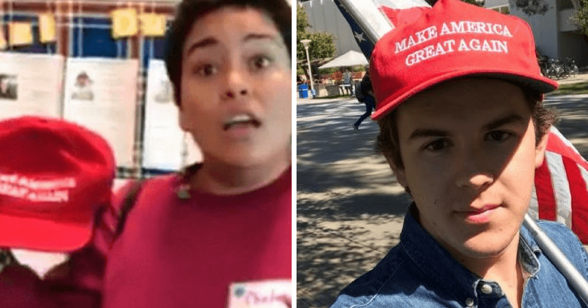 Woman Steals Student's MAGA Hat, Now She Is Facing A Year In Jail!