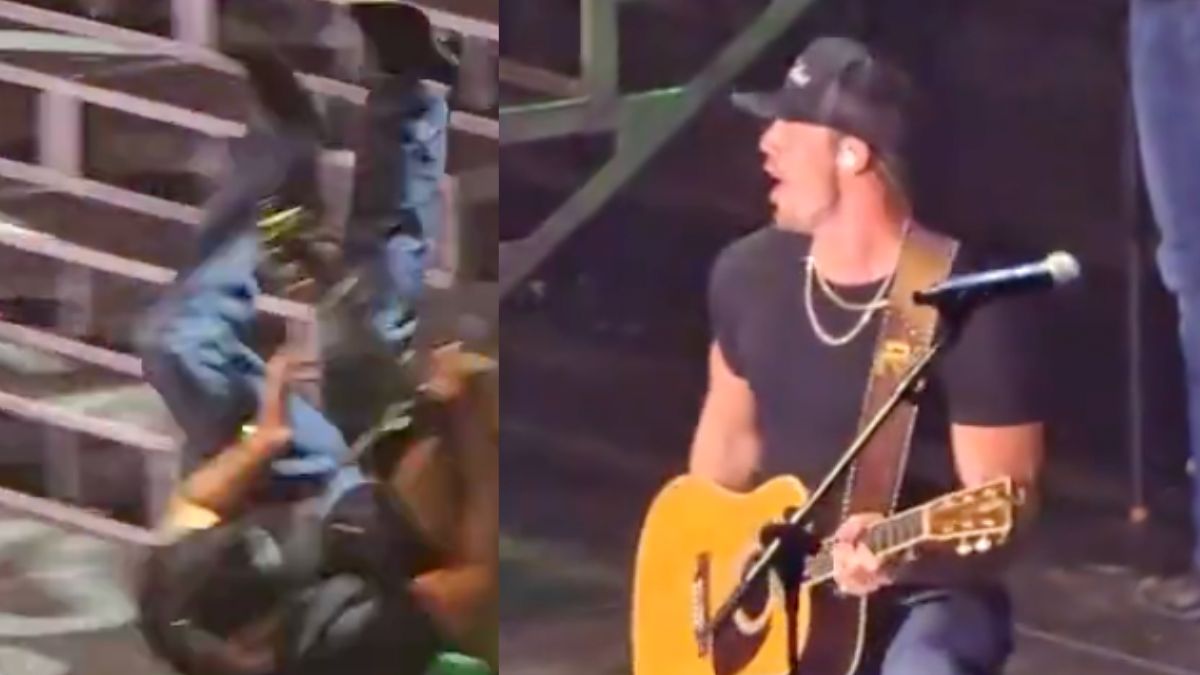 Video: Country Singer Parker McCollum Falls Off Stairs During Concert ...